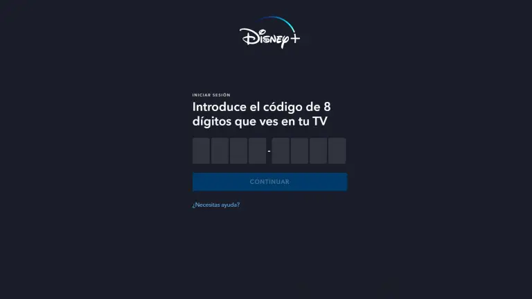 ¿Cómo ingresar el código de Disney Plus?
