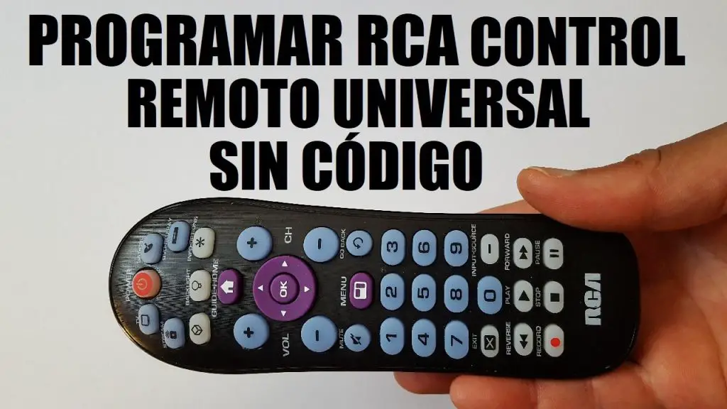 ¿Cuál es el código del control universal para TV Samsung?