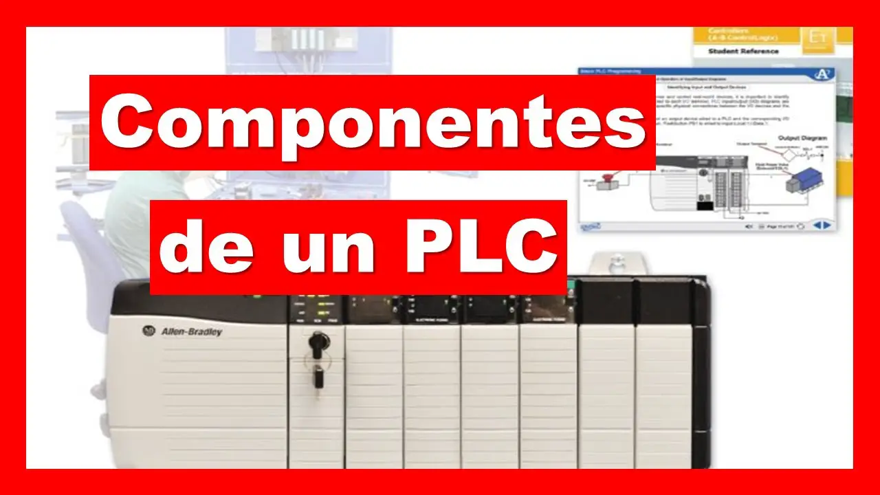 ¿Cuáles son las partes principales de un PLC?