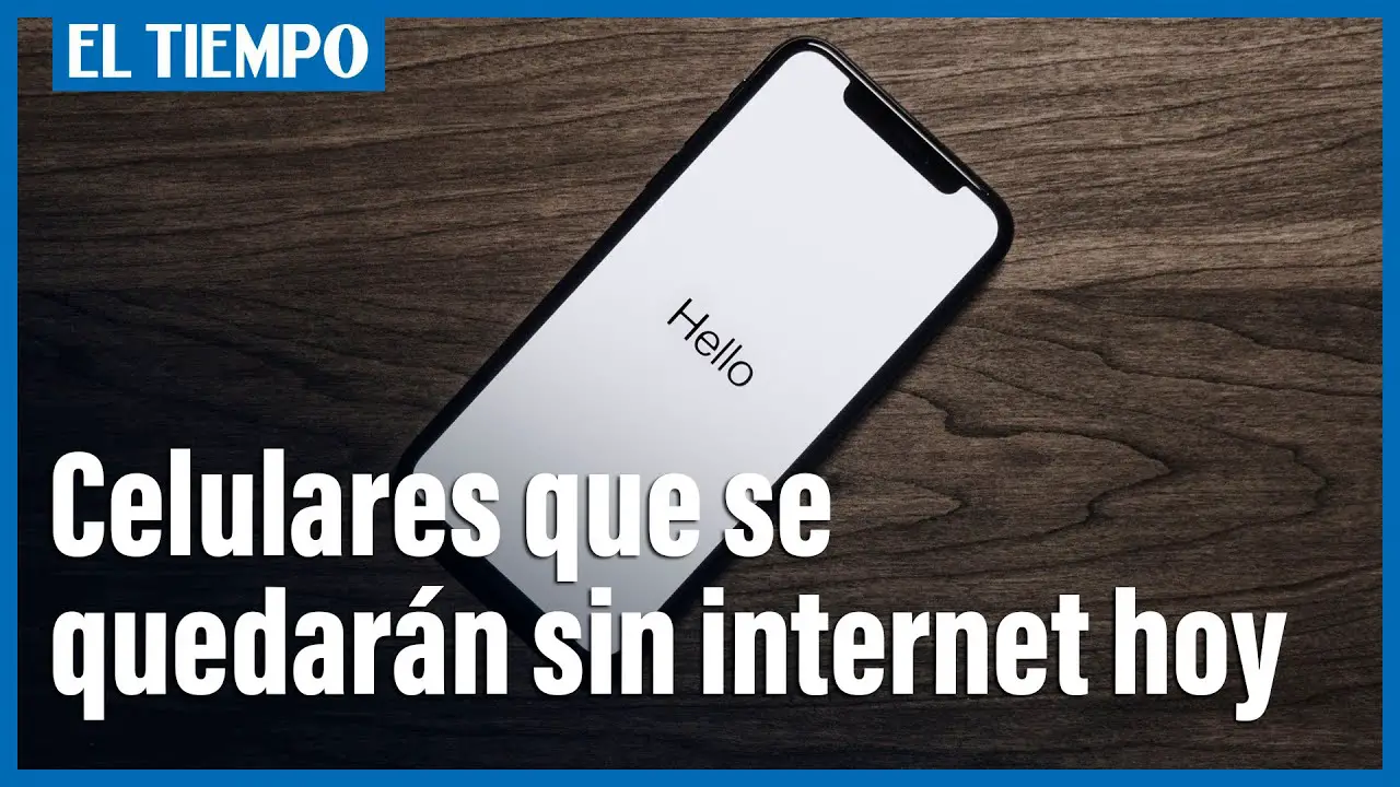 ¿Qué teléfonos se quedarán sin Internet?