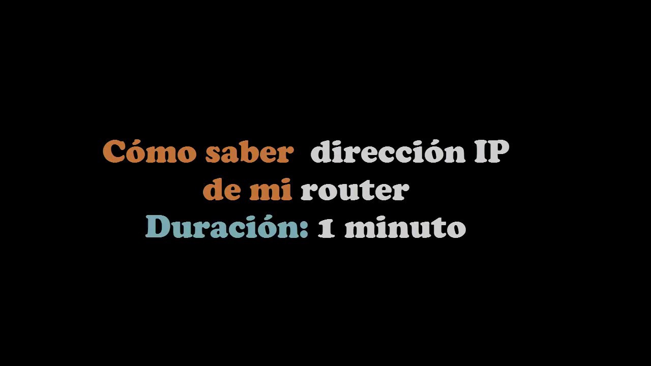¿Cómo saber la IP de mi router Vodafone?