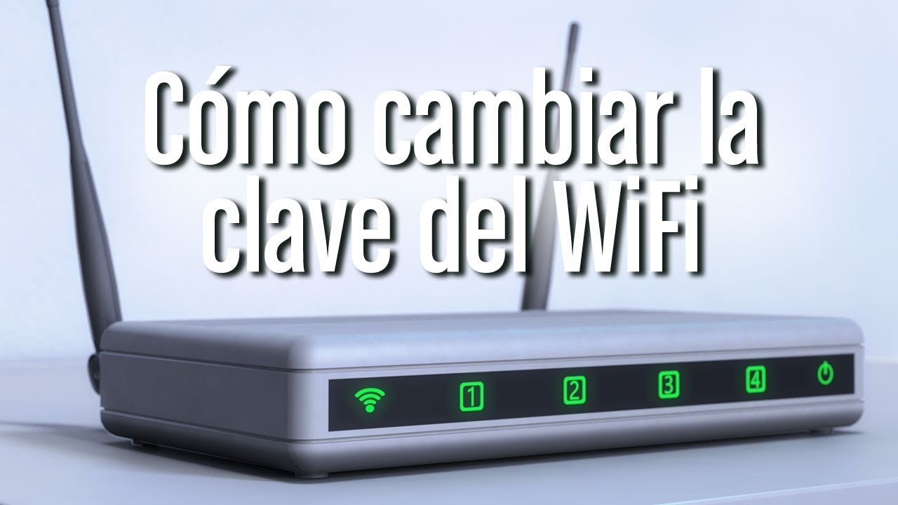 ¿Cómo se hace para cambiar la contraseña del WiFi?